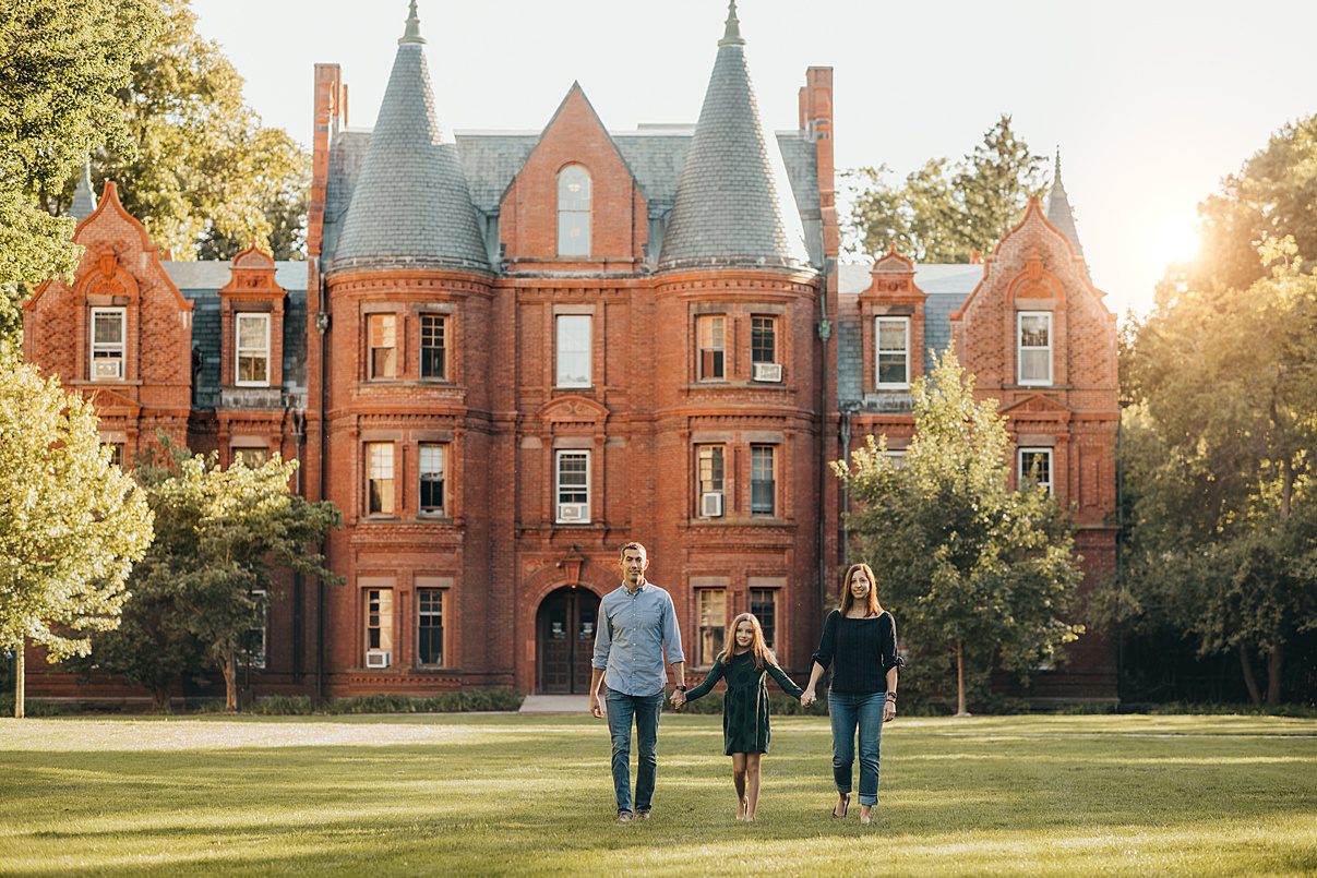 Fall Family Portraits at Wellesley College with Boston Photographer